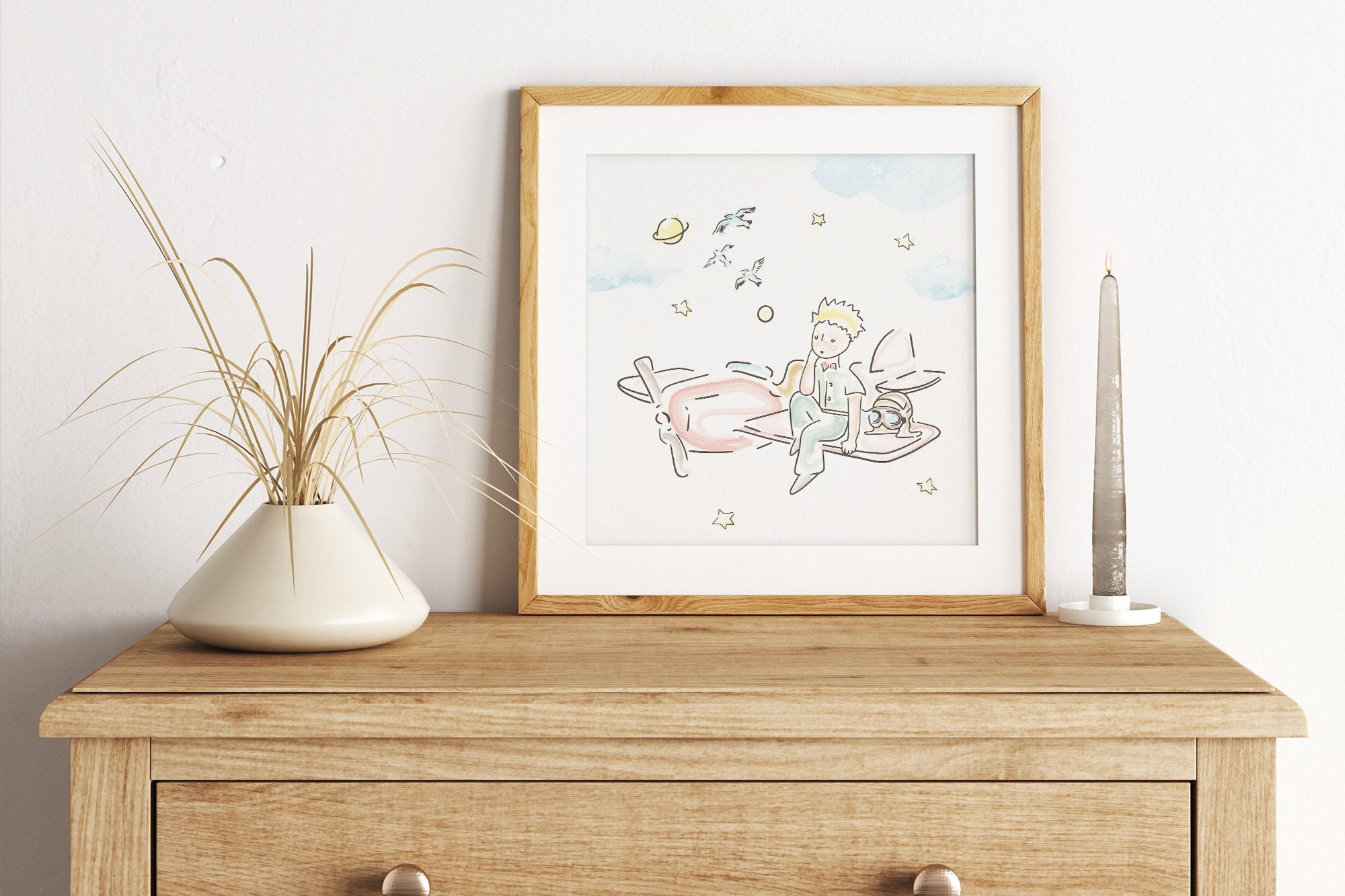 The Little Prince Print, Le Petit Prince Poster, Classic Wall Art ...