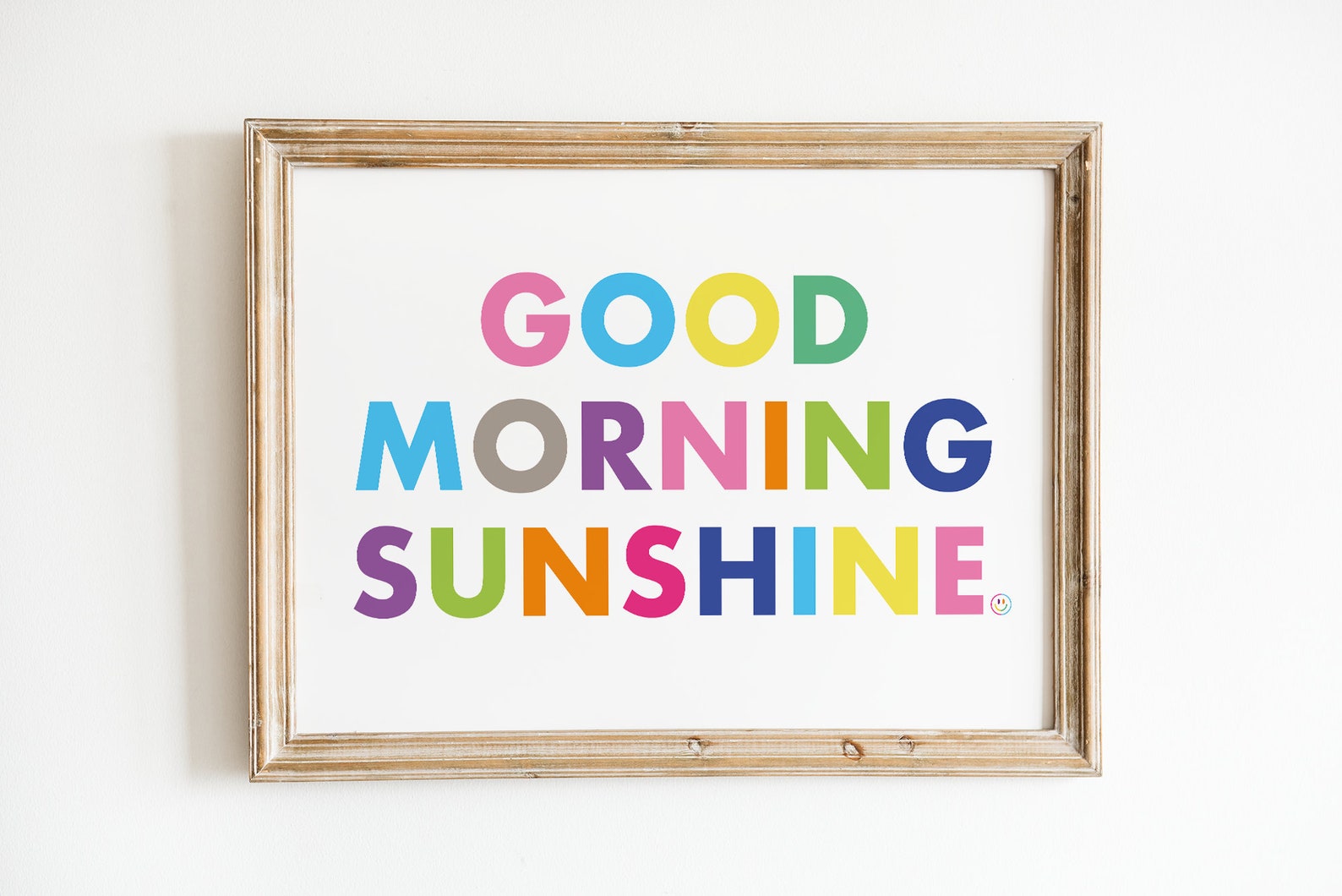 GOOD MORNING Printable, Motivational Wall Decor, Printable Saying ...