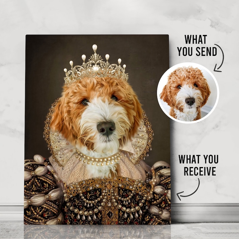 Royal Pet Portrait - Etsy