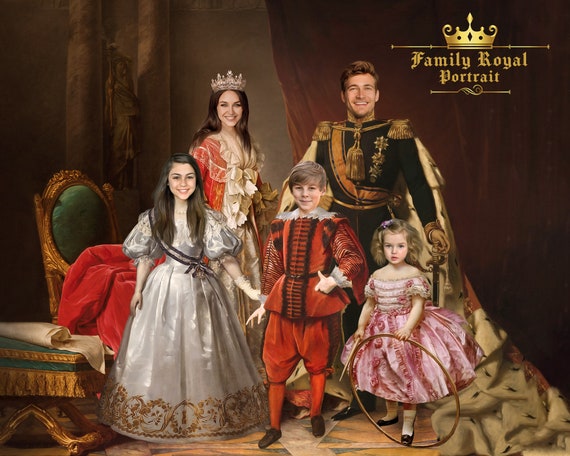 Renaissancekunst Koning En Koningin