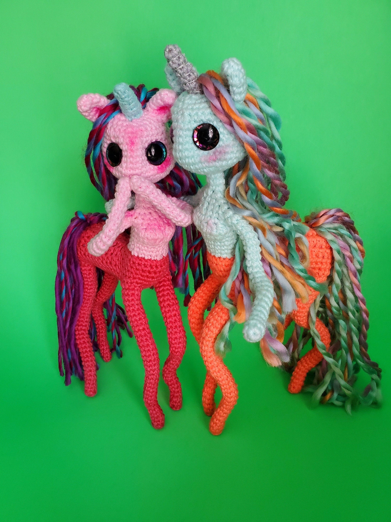 Crochet Pattern Unitaur Sprite. Wireframe, Bendable Limbs, Poseable ...