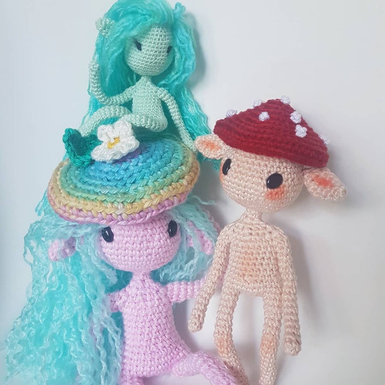 Little Sprite Crochet Pattern Amigurumi Usadutch Bendable - Etsy