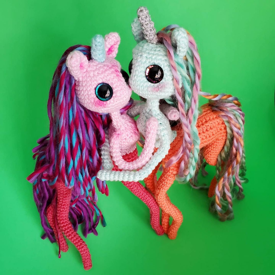 Crochet Pattern Unitaur Sprite. Wireframe, Bendable Limbs, Poseable ...