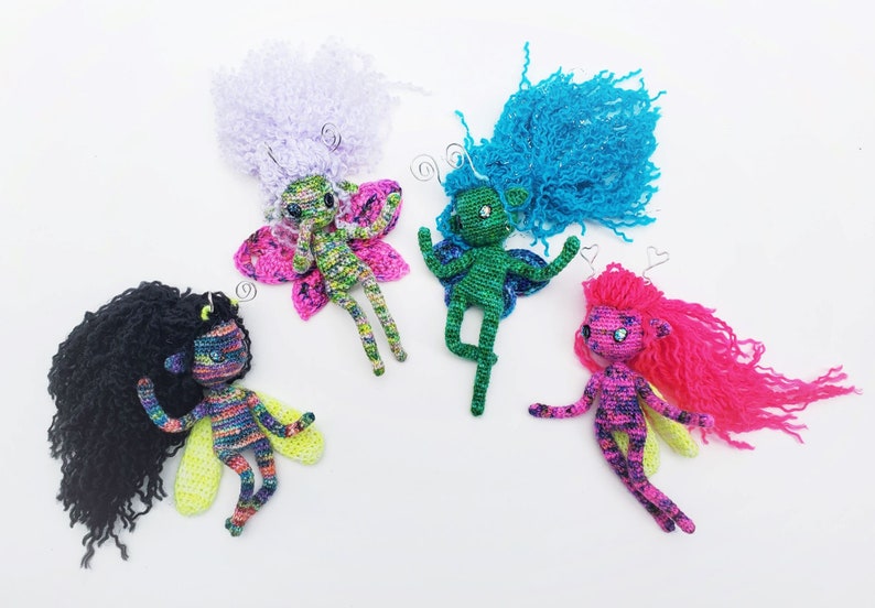Bug Sprite PDF pattern EnglishUS Fay Elf Doll crochet | Etsy