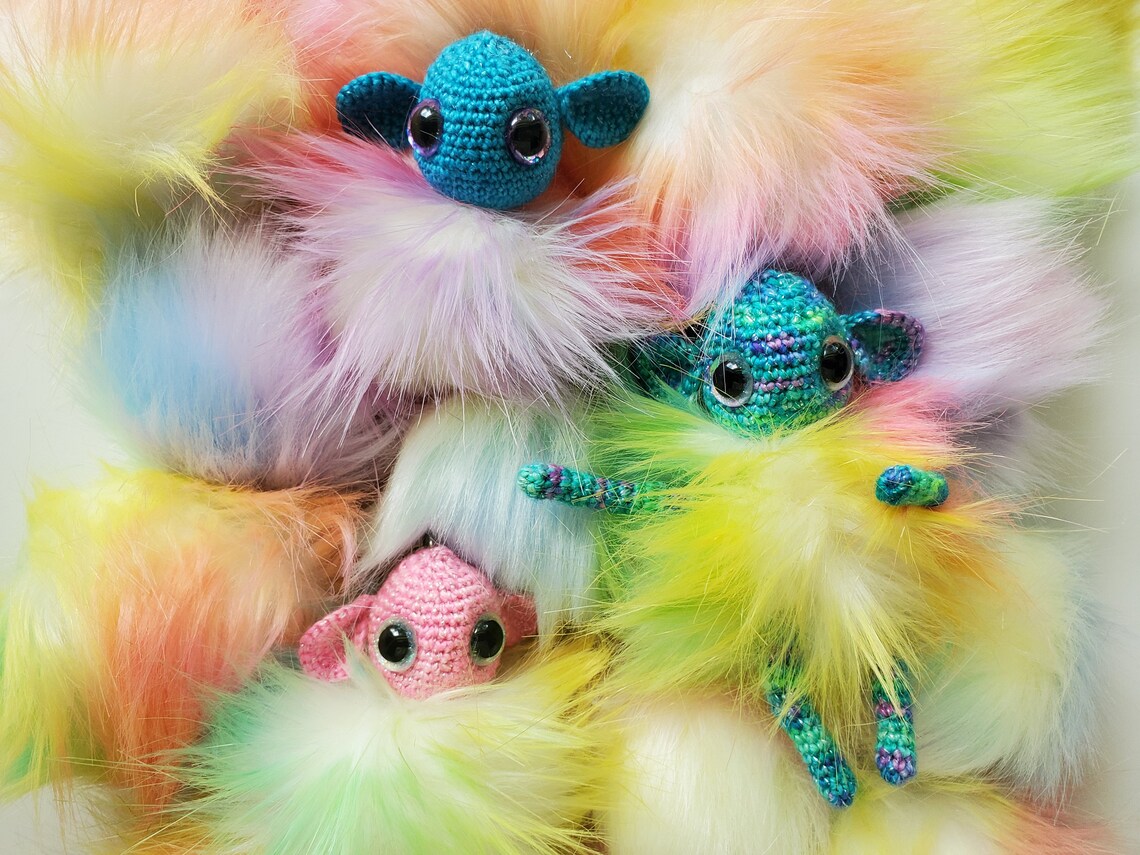 Pom Sprite Crochet Pattern Amigurumi Usa/english Bendable | Etsy