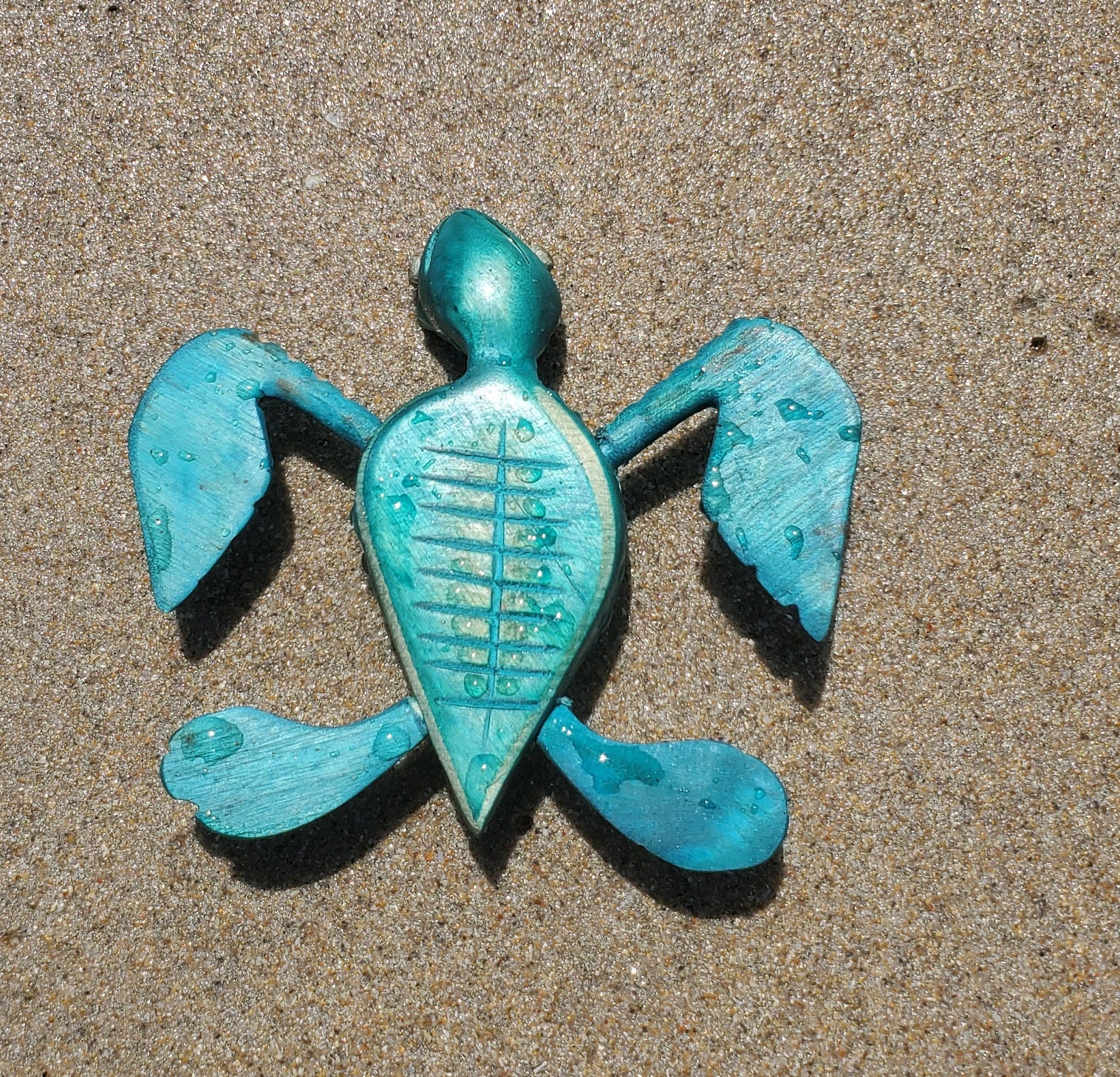 Carved Wood Turtle Statue, Decorative Animal Figurine, Ocean Art Decor ...