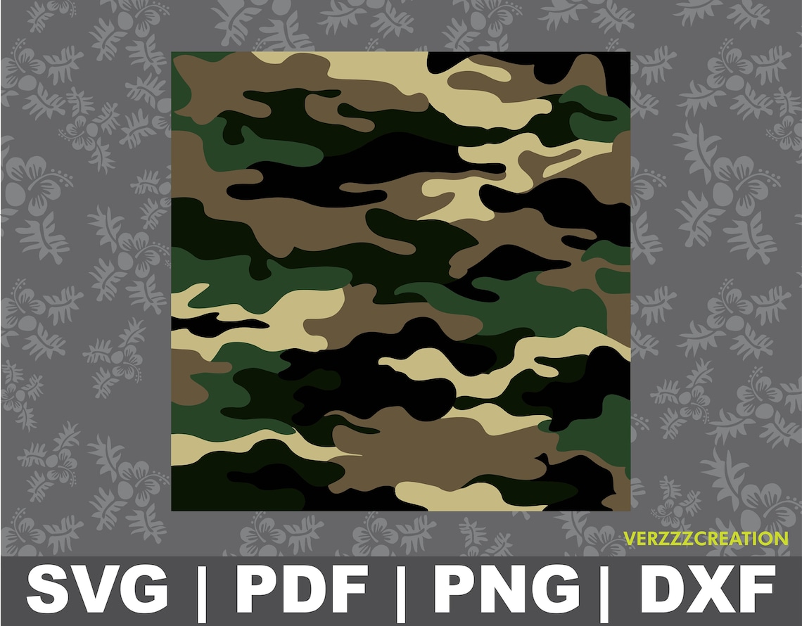 Camouflage svg Camouflage svg file Woodland Camo Background | Etsy