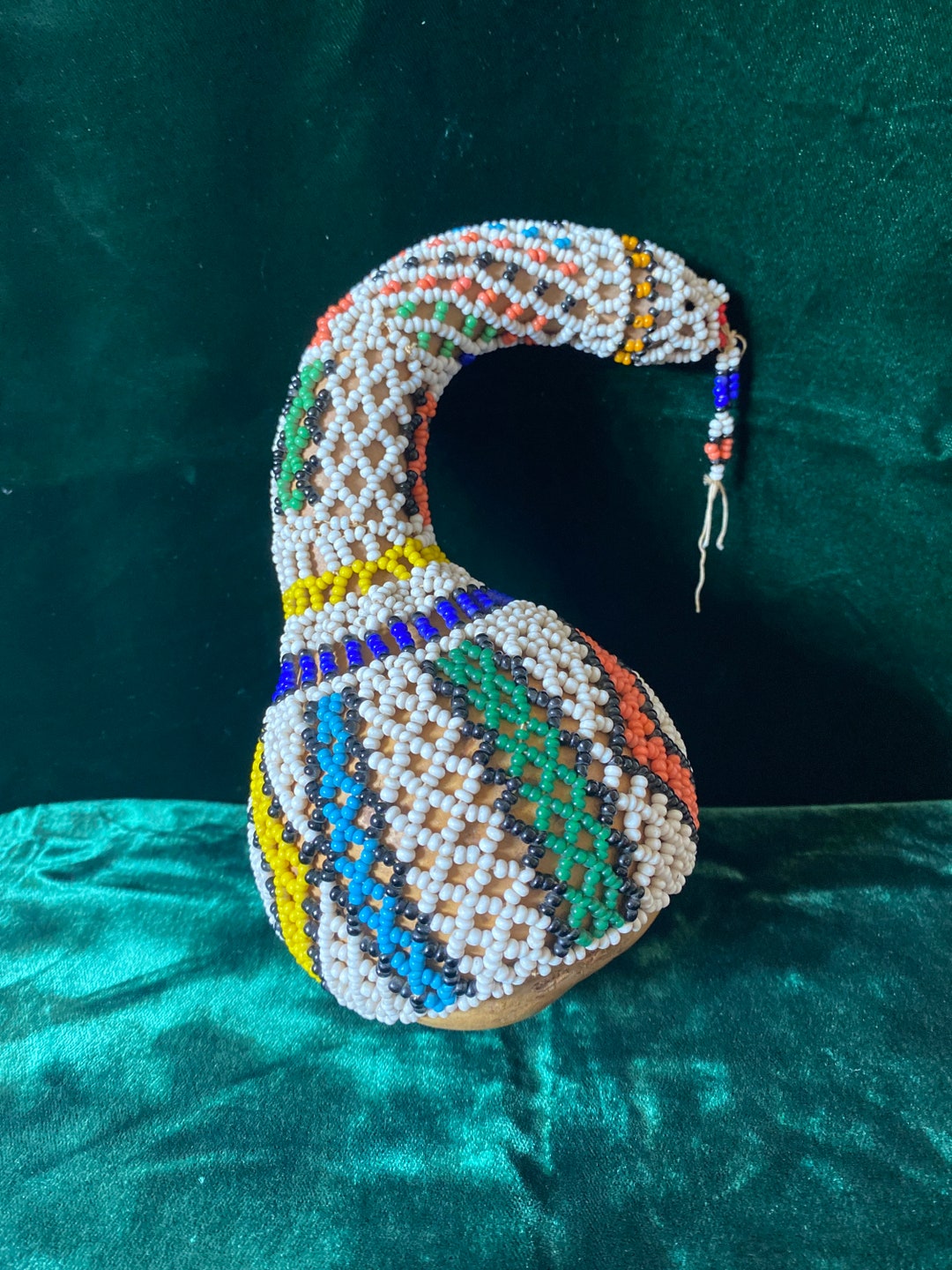 Vintage African Zulu Hand Beaded Small Gourd Wedding/ Fertility Gift - Etsy