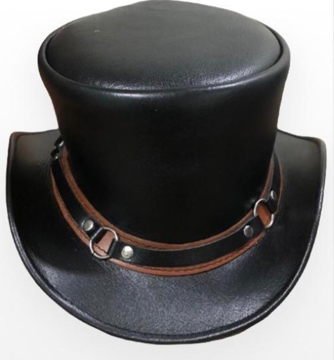 LederTop Hut Echtlederband mit Verschlussringen und Spangen - Etsy.de