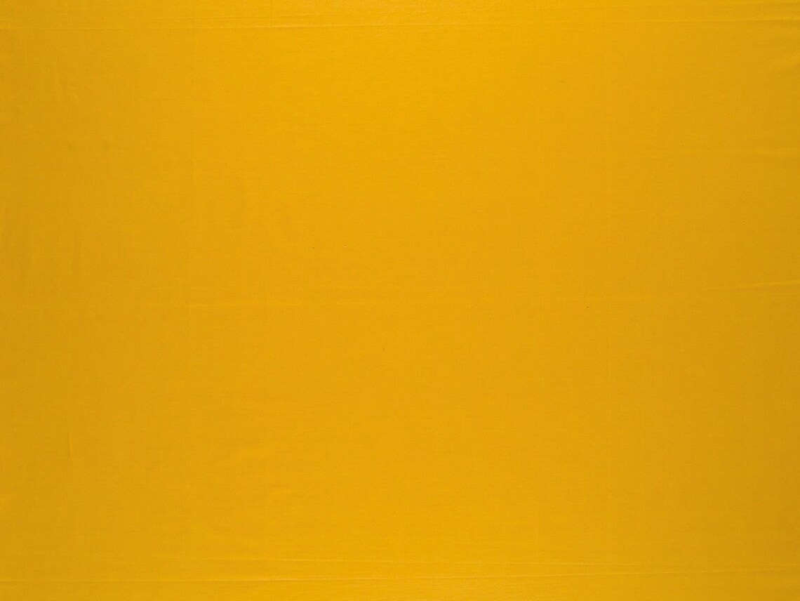 Mustard Solid Cotton Fabric for Sew Lovers, Yellow Monochrome Color ...