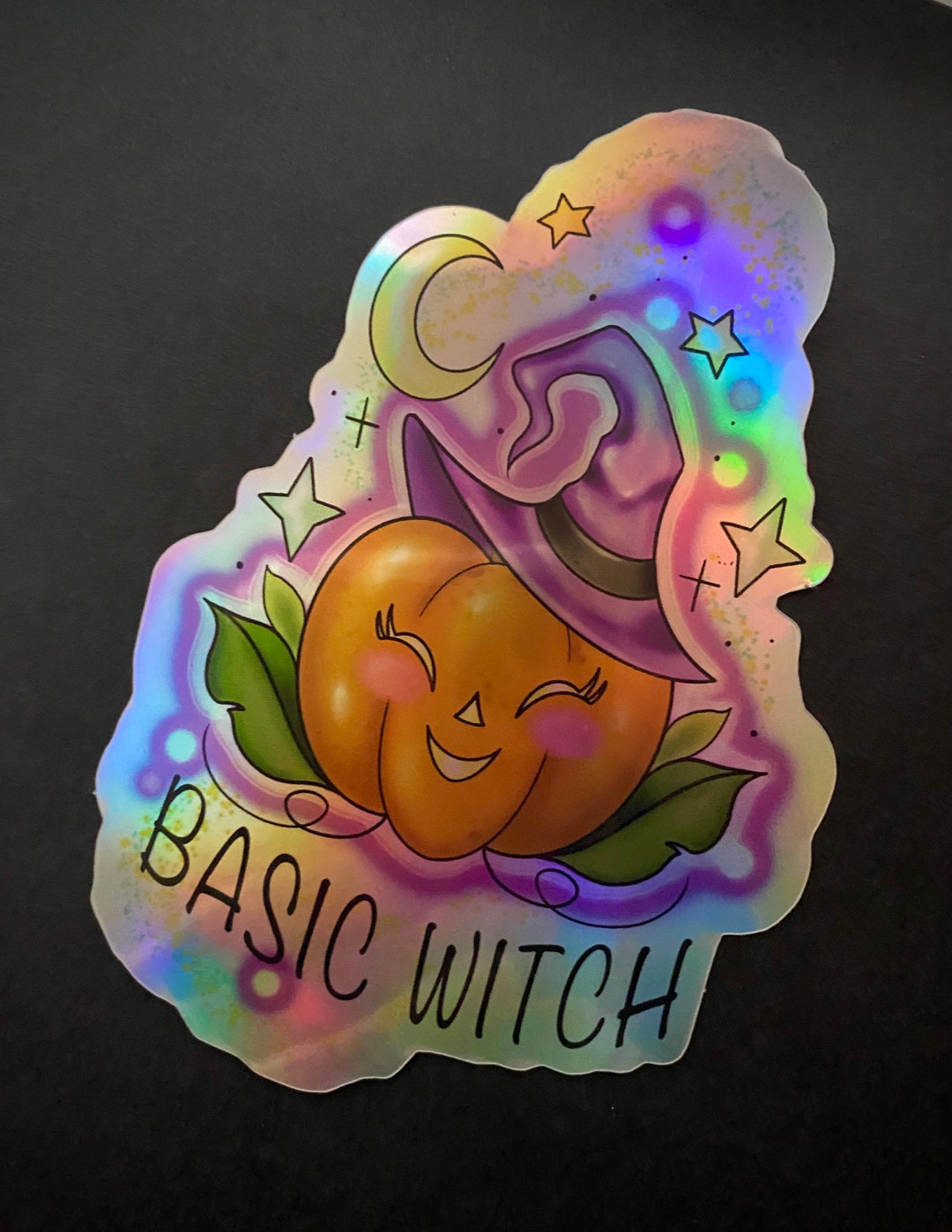 Basic Witch Sticker - Etsy