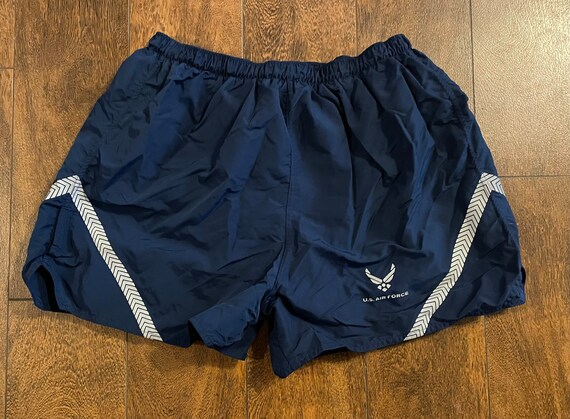 Thrifted US Air Force track shorts with liner adult XL - Gem