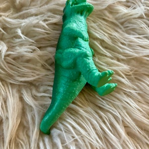 Vintage 1988 Playskool Green Dinosaur Ceratosaurus Figurine Wendy’s Toy ...