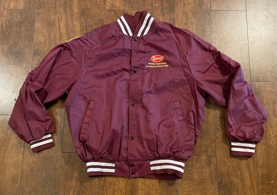 Vintage Tyson Chicken Bomber Jacket by Westark USA Size XL - Etsy