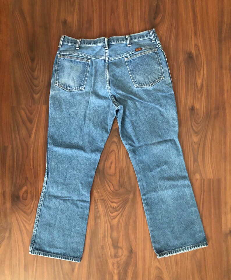 Vintage Rustler Jeans Mens Size 38W 30L - Etsy