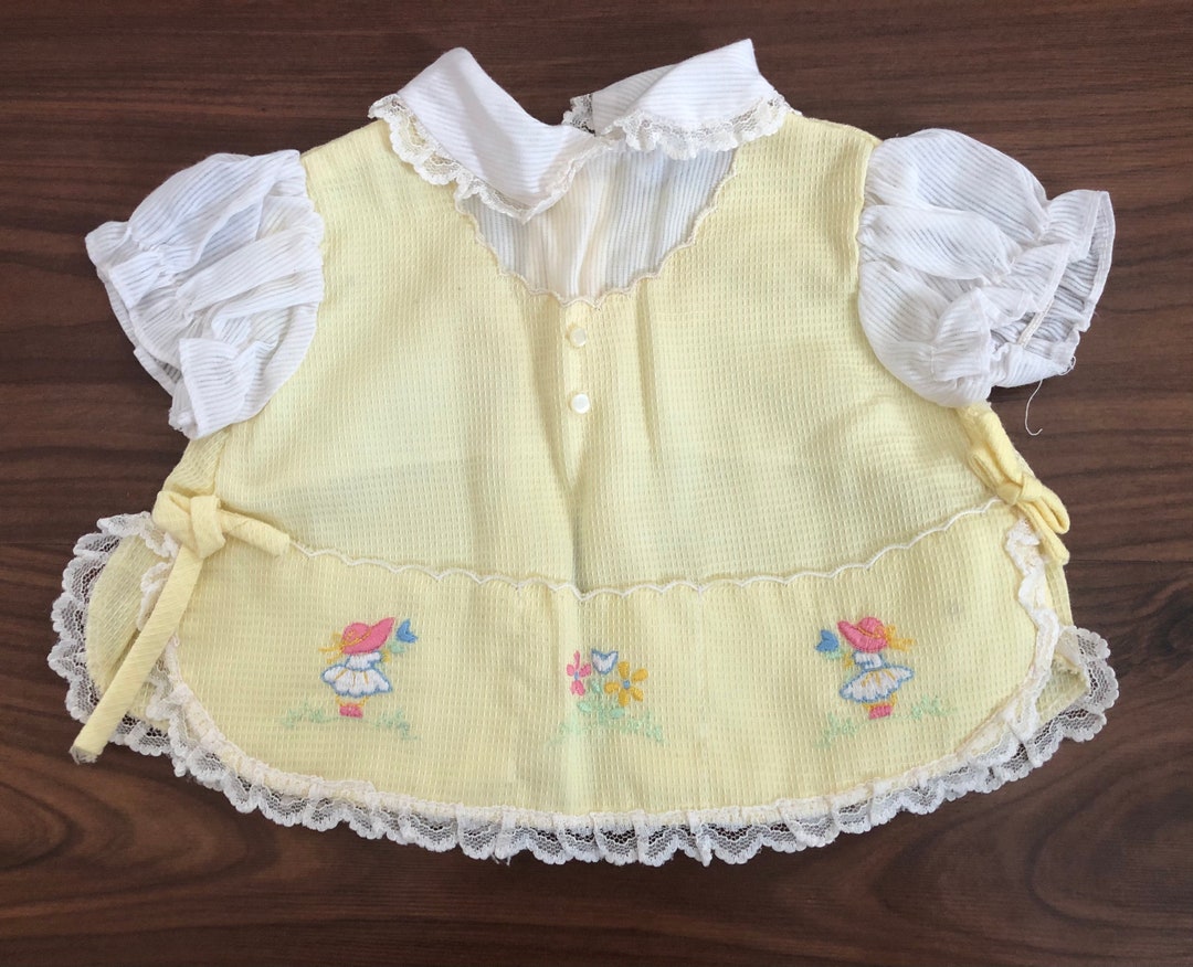 Cute! Vintage 70s Baby Girl Dress by Cradle Togs Size 0-3mo - Etsy