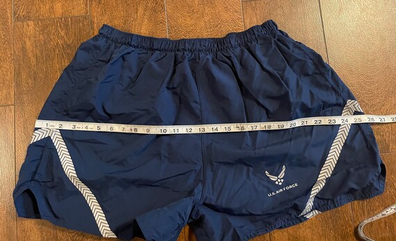 Thrifted US Air Force track shorts with liner adult XL - Gem