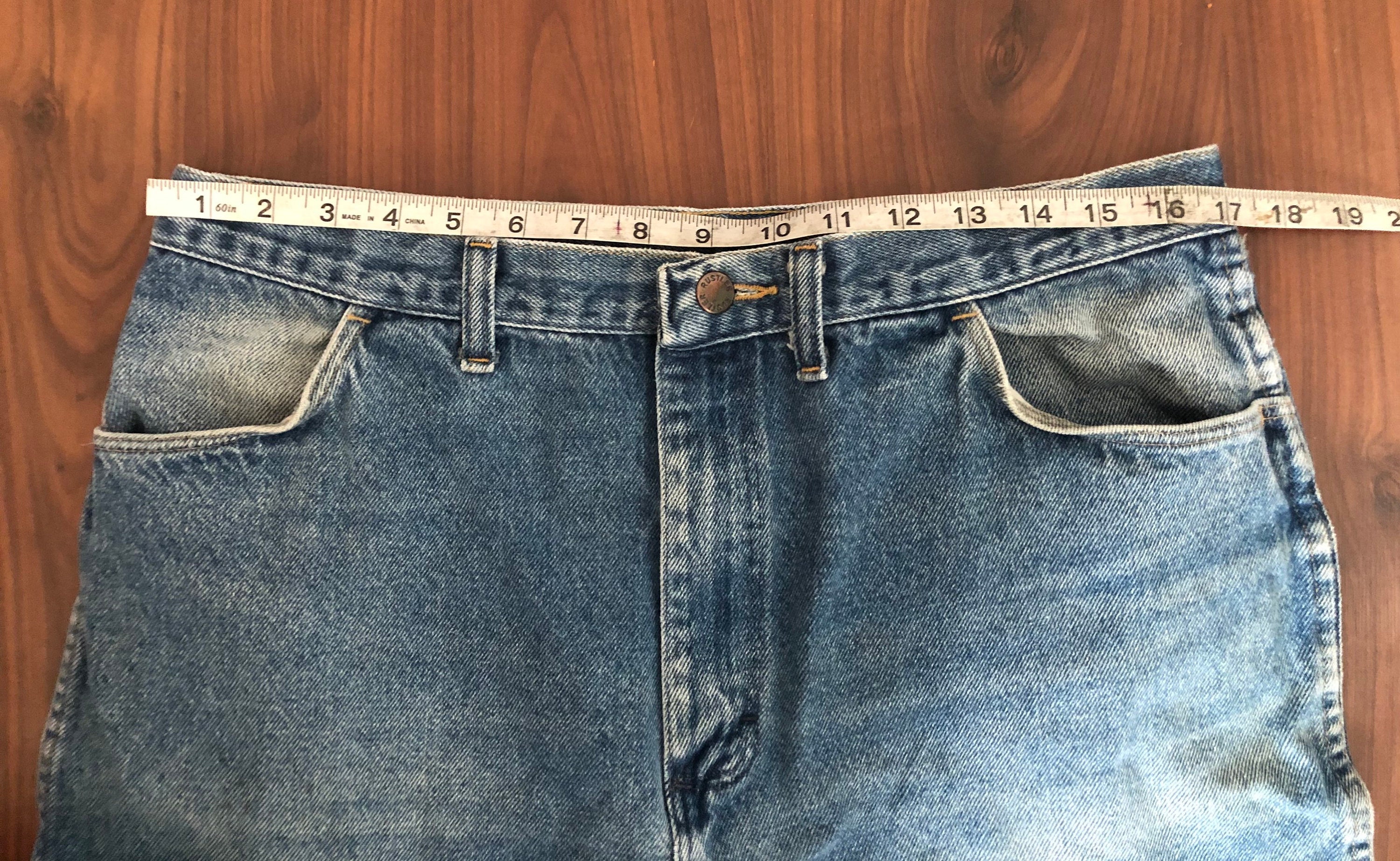 Vintage Rustler Jeans Mens Size 38W 30L | Etsy