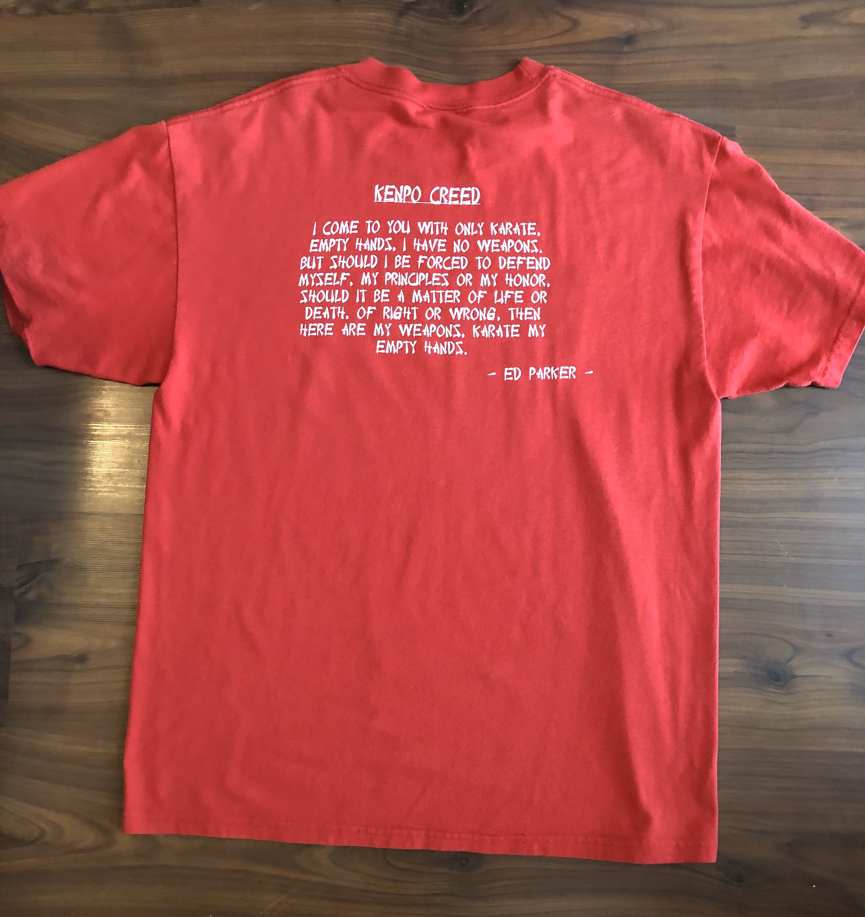 Vintage Karate Tee Shirt Unisex Adult Size Medium Kenpo Creed | Etsy