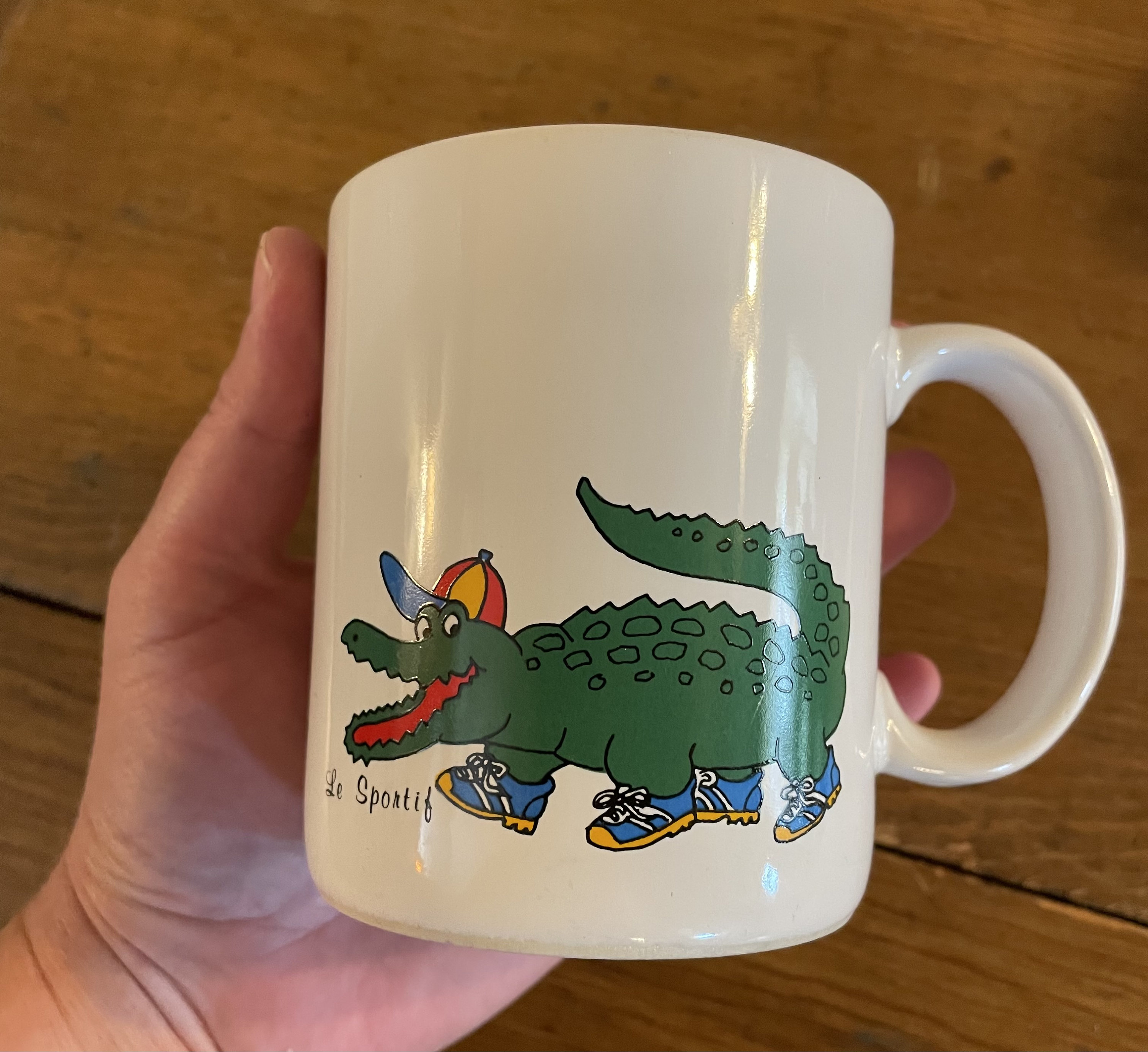 Vintage Le Sport Alligator Papel Brand Mug - Etsy