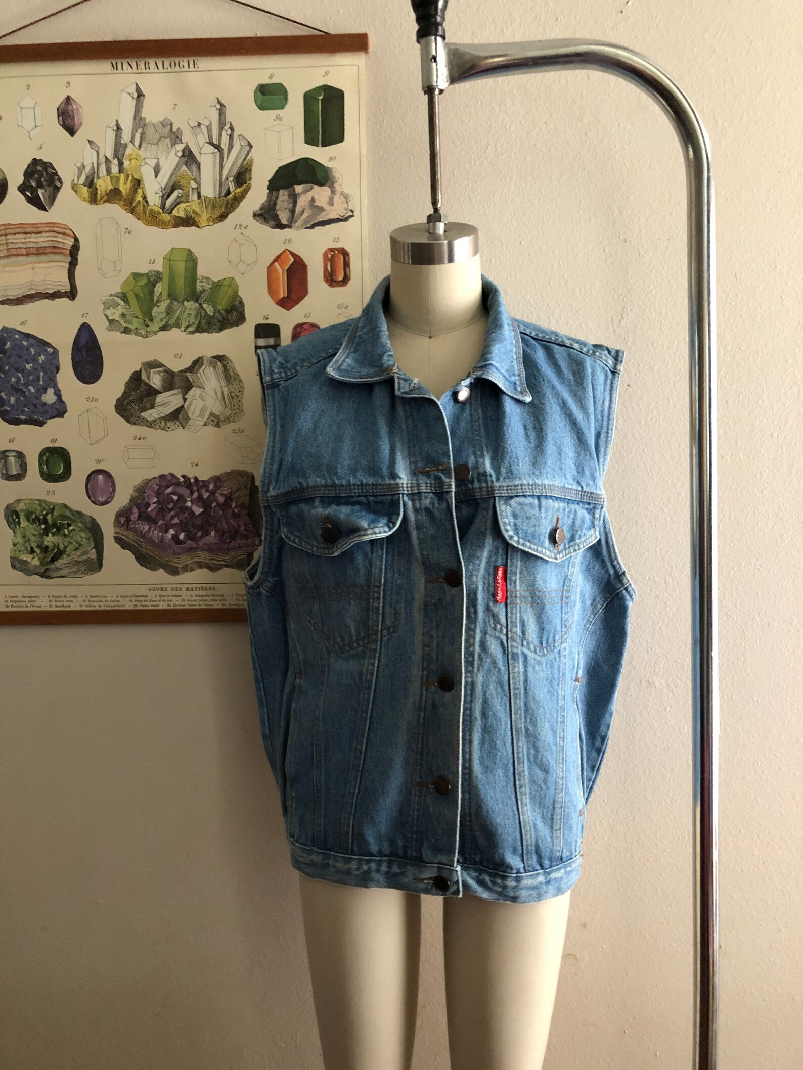 Vintage 70s/80s Made in the Shade Brand Jean Vest Oversized - Etsy