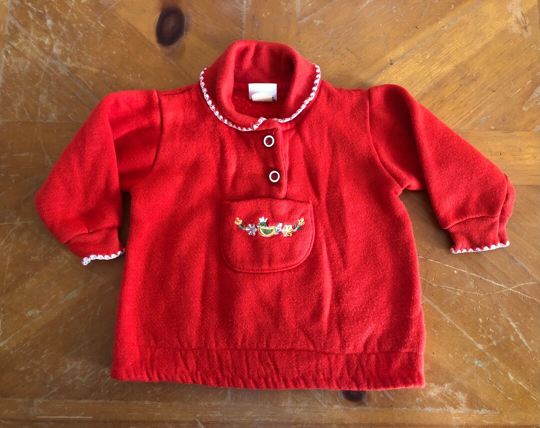 Cute! Vintage 70s Baby Girl 12mo Top by Little One’s - Etsy