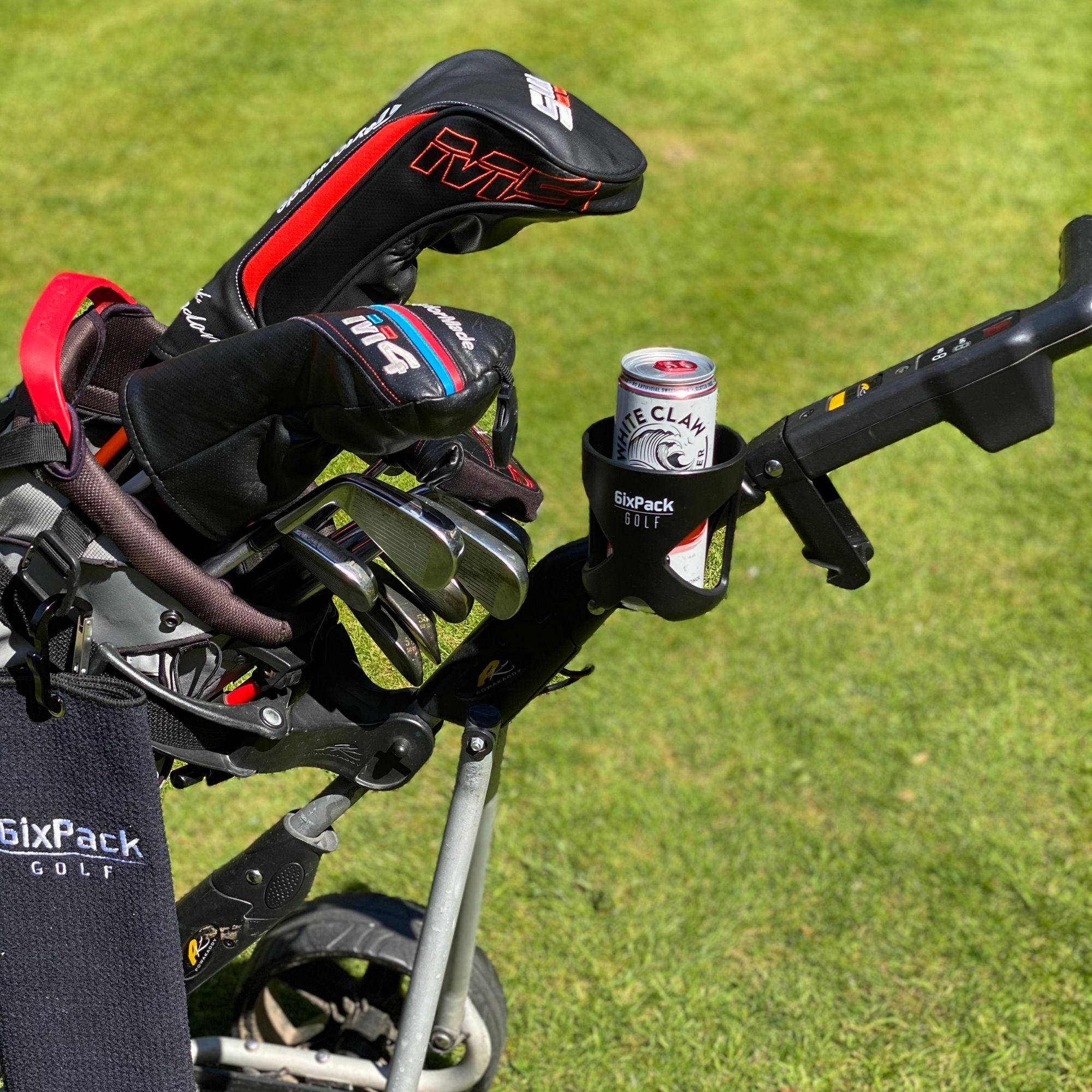Golf Bag Drink Holder. Universal Clamp Fits Golf Bags, Carts and ...