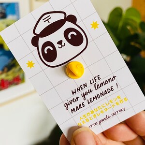 Pines Puffy Lemon Accessory Golden Metal Brooch Lemon - Etsy