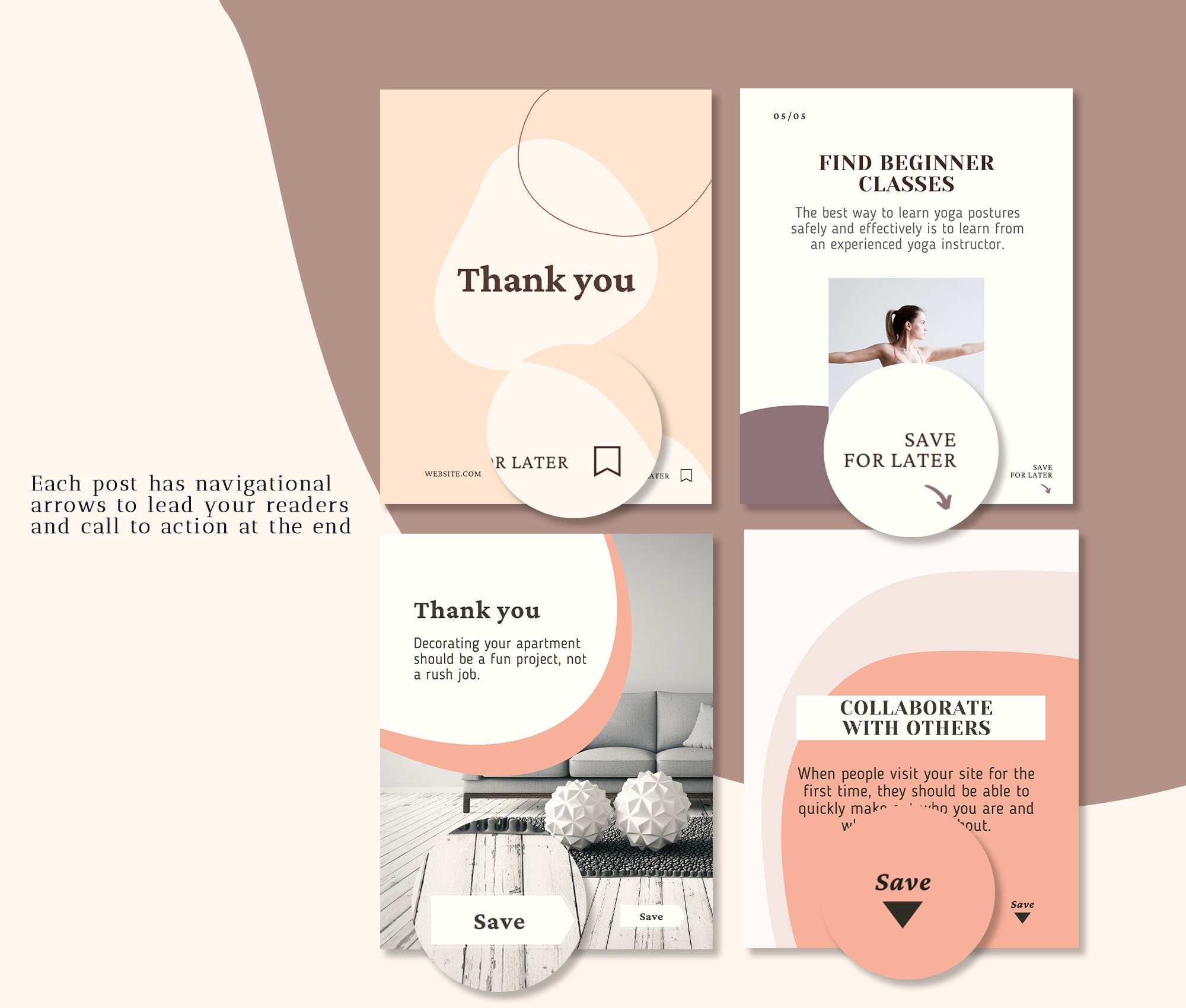 96 Instagram Carousel Template Layout Customizable Canva Social Media ...