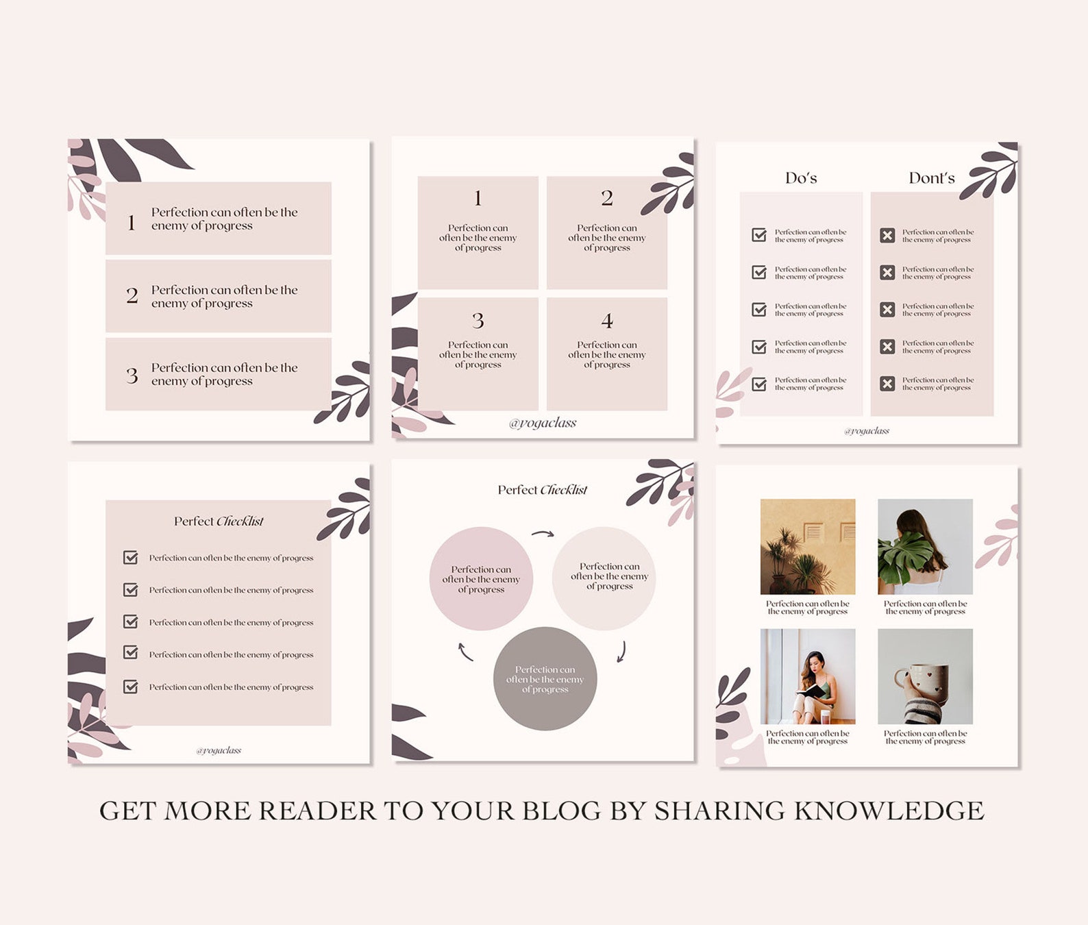 67 Instagram Post Templates Course Creator social media Feed | Etsy