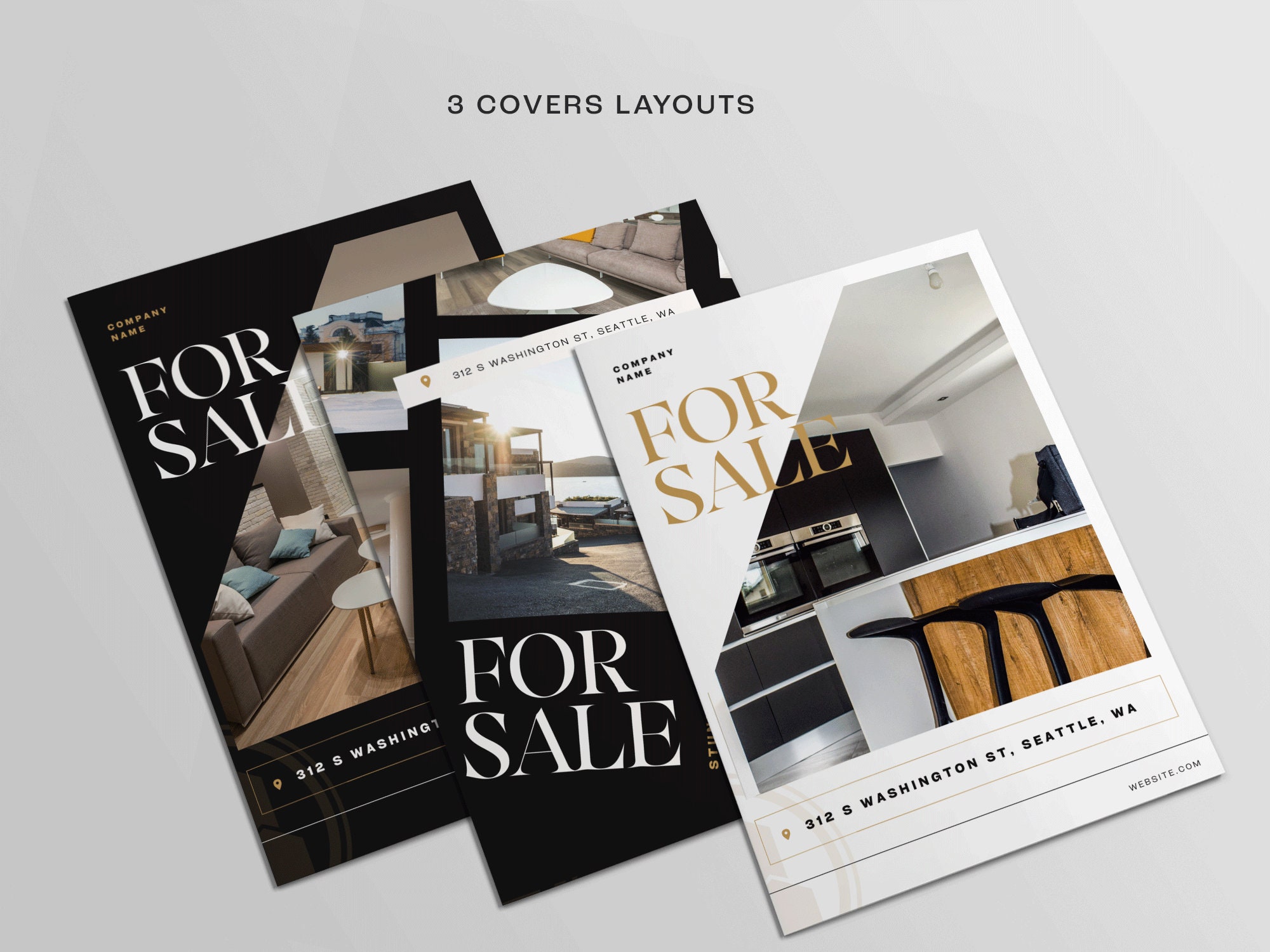 Real Estate Flyer Template | Tabloid Brochure Canva | Realtor Marketing ...