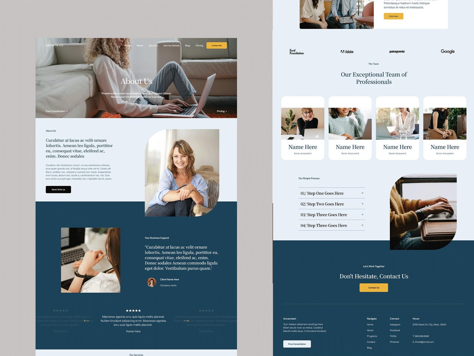 Coaching Squarespace 7.1 Website Template | Social Media Manager ...