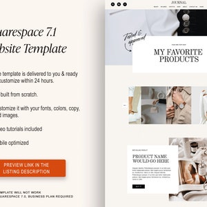 Squarespace 7.1 Website Template Blog | Blogger Web Template | Small ...