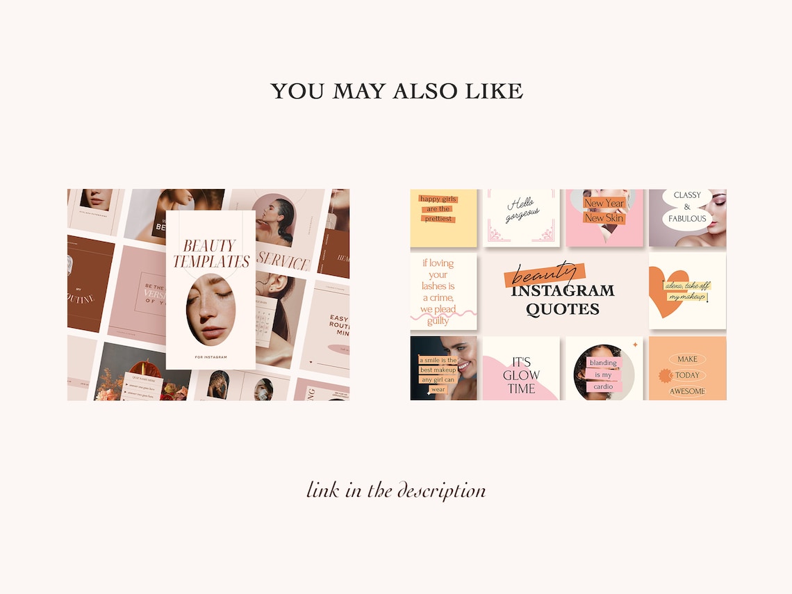 Retro Gradient Instagram Quotes Templates | Girl Boss Motivational Feed ...