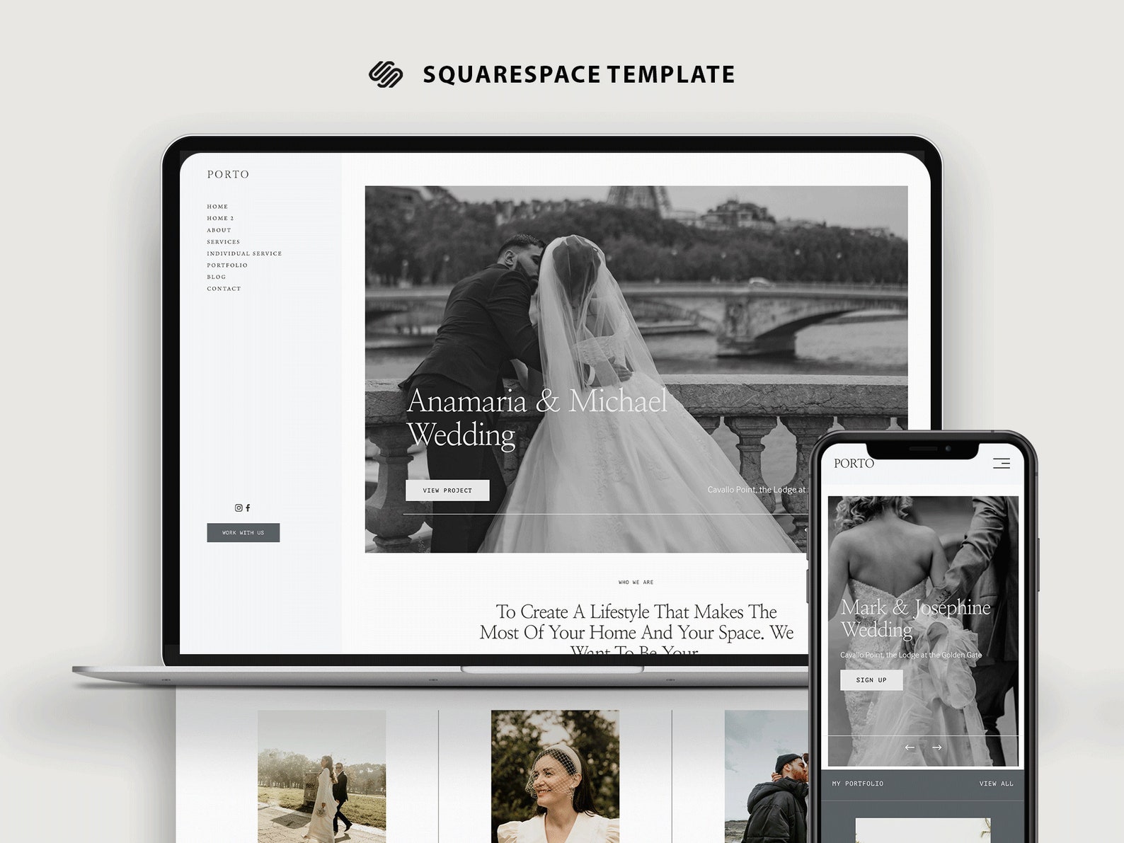 Photographer Squarespace Website Template, Best Squarespace 7 ...
