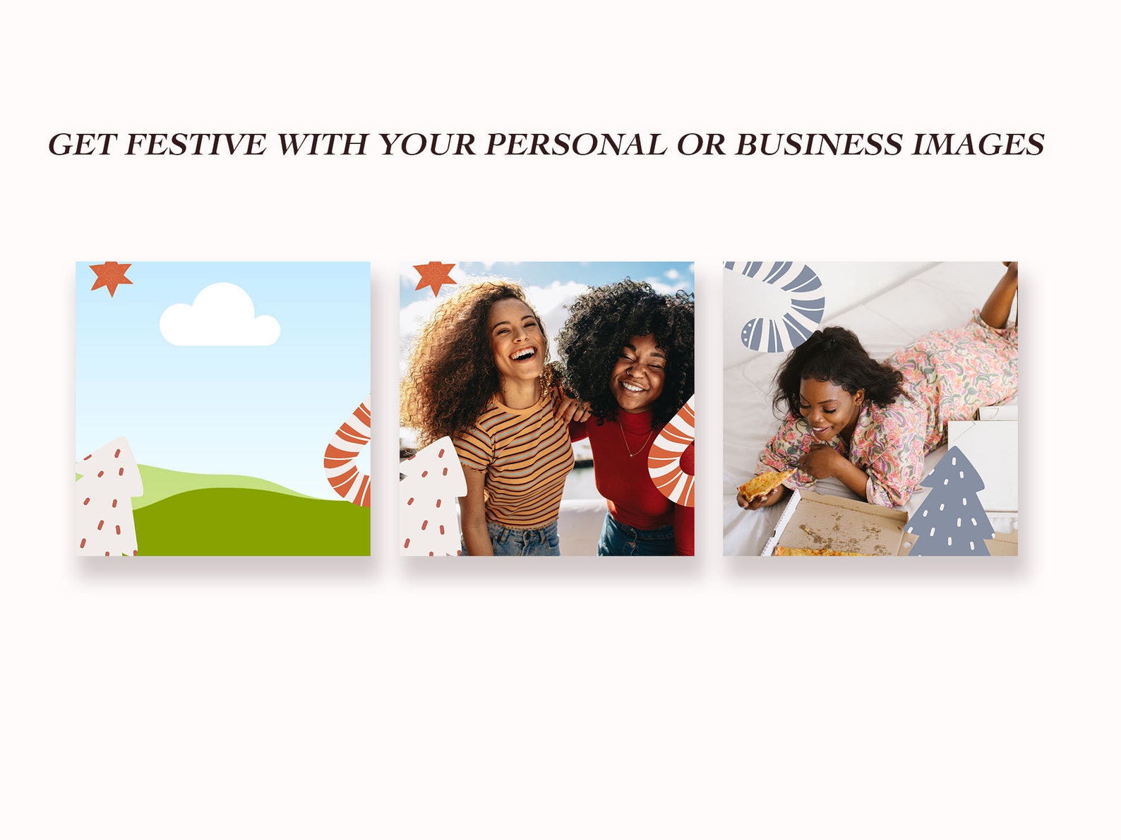 Happy Holiday Instagram Post Story Templates Graphic | Social Media ...