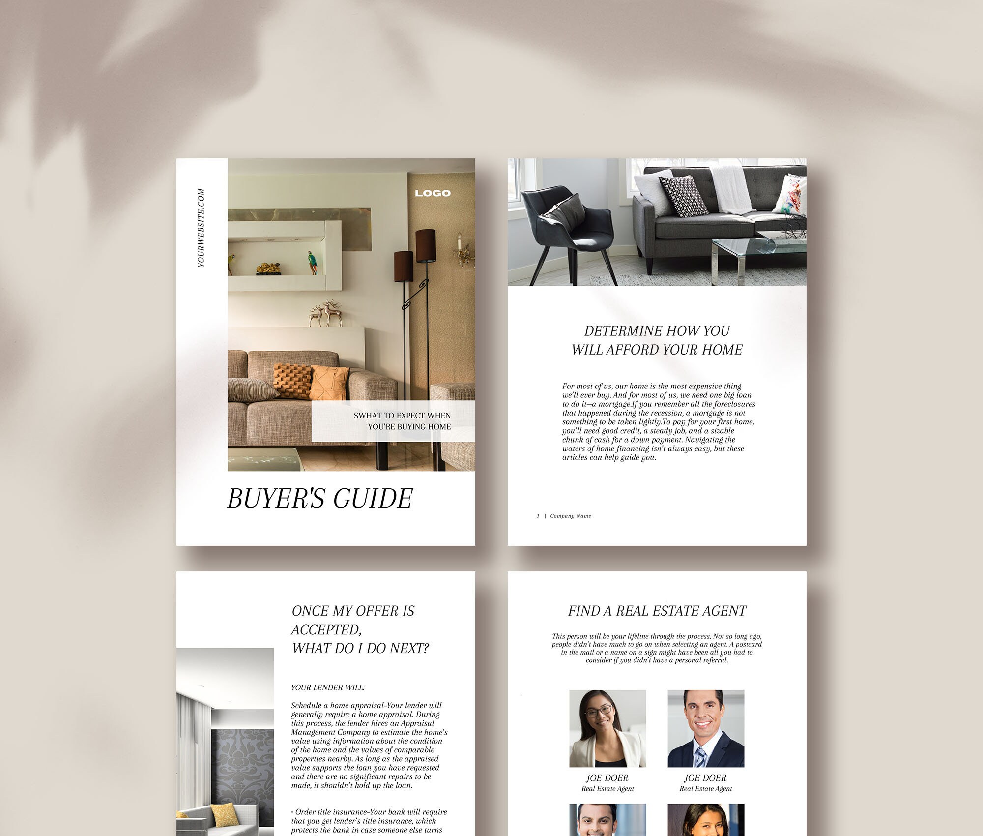 Real Estate House Buyers Guide Buyer Presentation Realtor - Etsy