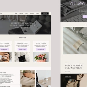 Website Template Squarespace 7.1 / Designer Personal Portfolio Site for ...