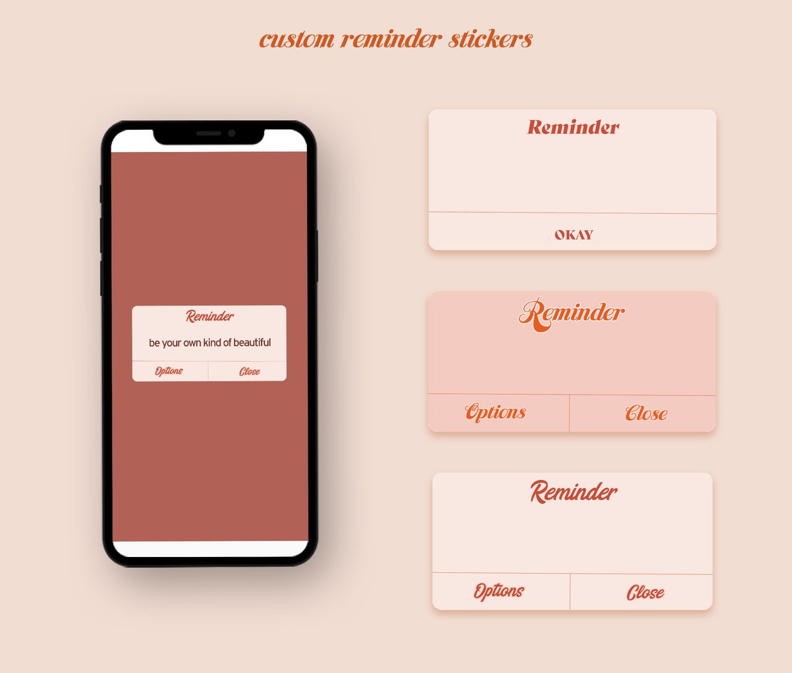 47 Instagram Story Backgrounds Ig Story Reminder Stickers - Etsy