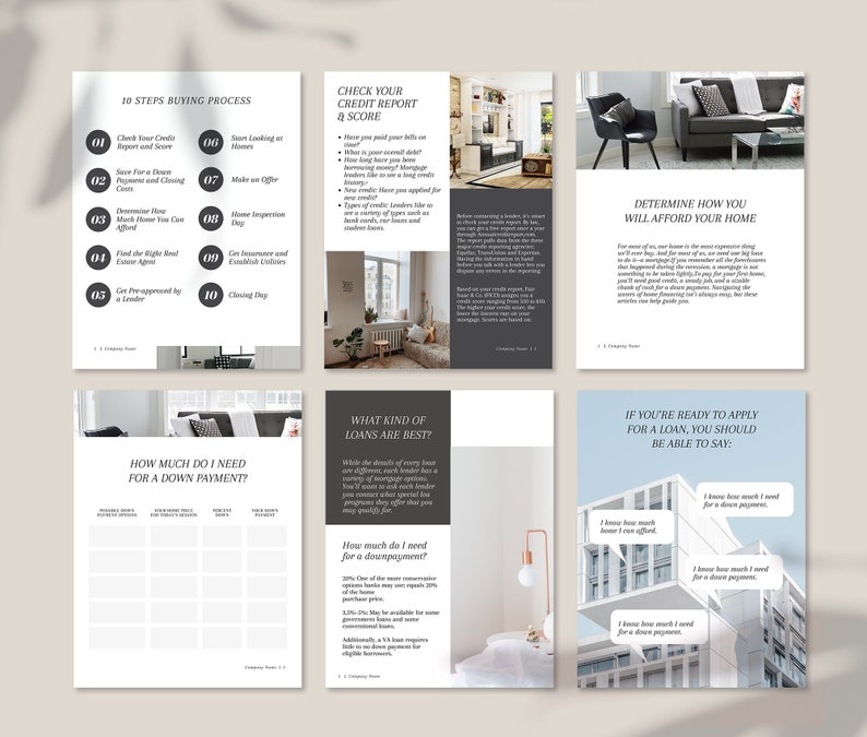 Real Estate House Buyers Guide Buyer Presentation Realtor - Etsy