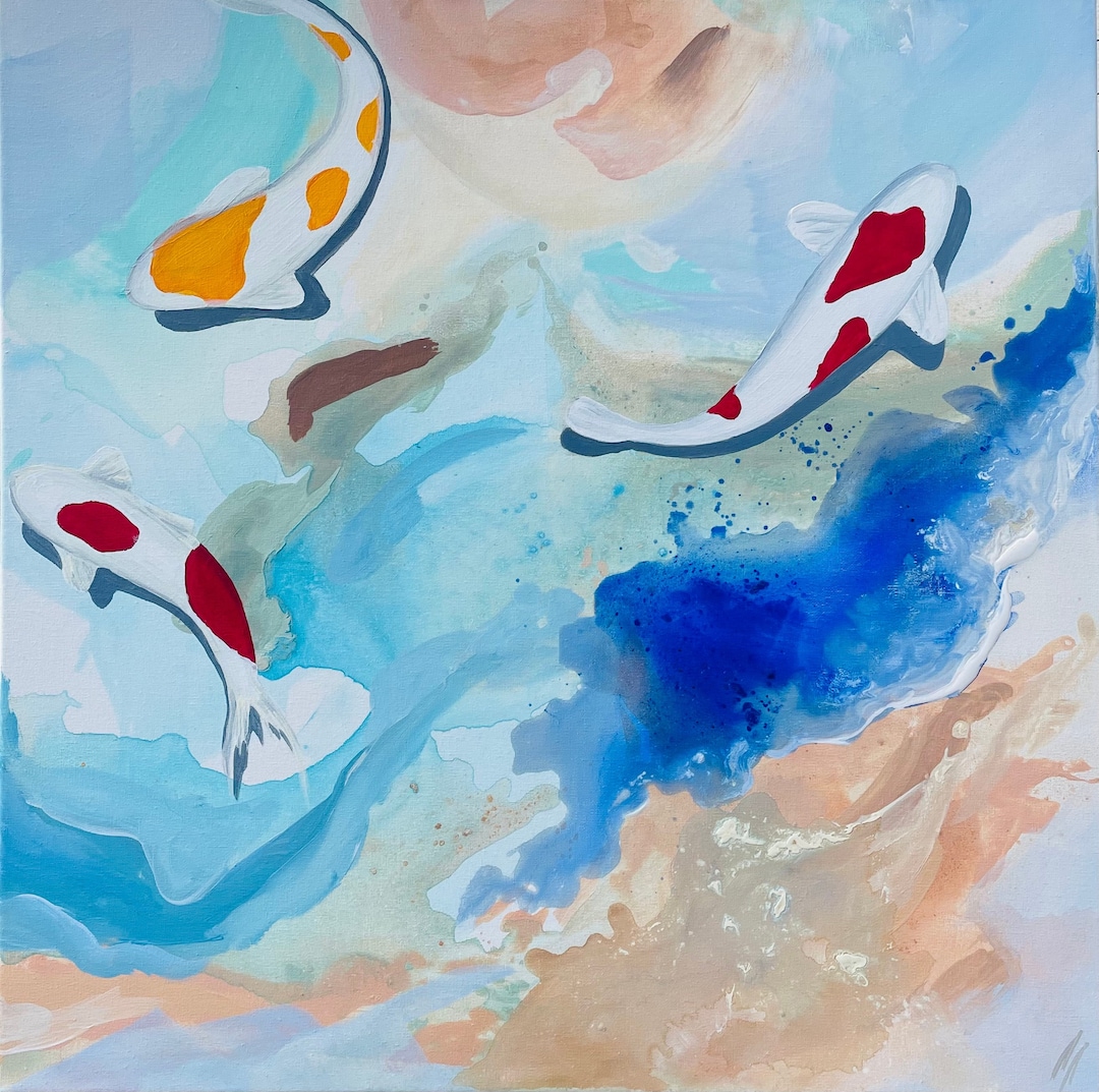 Water Story - Acrylic Painting - Abstract Water Art - Contemporary ...