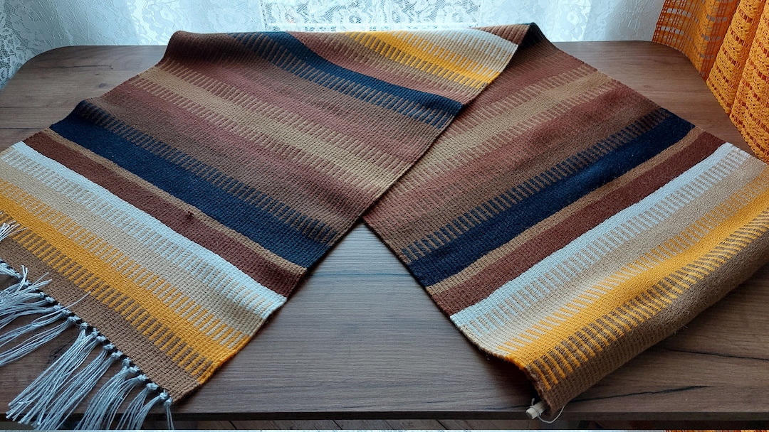 Vintage Handwoven Wool Wall Hanging,scandi Vintage Wool Art, Wool Wall ...