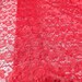 2 Pieces Vintage Large Red Net Curtains / Red Net Curtains / Red ...