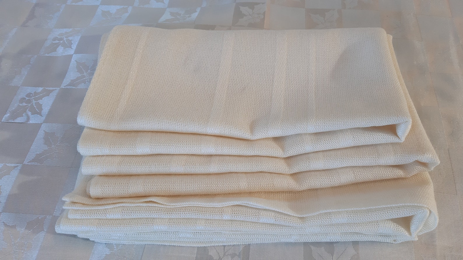 2 Pieces Cream Color Valance Curtains Vintage Kitchen Valance Room ...