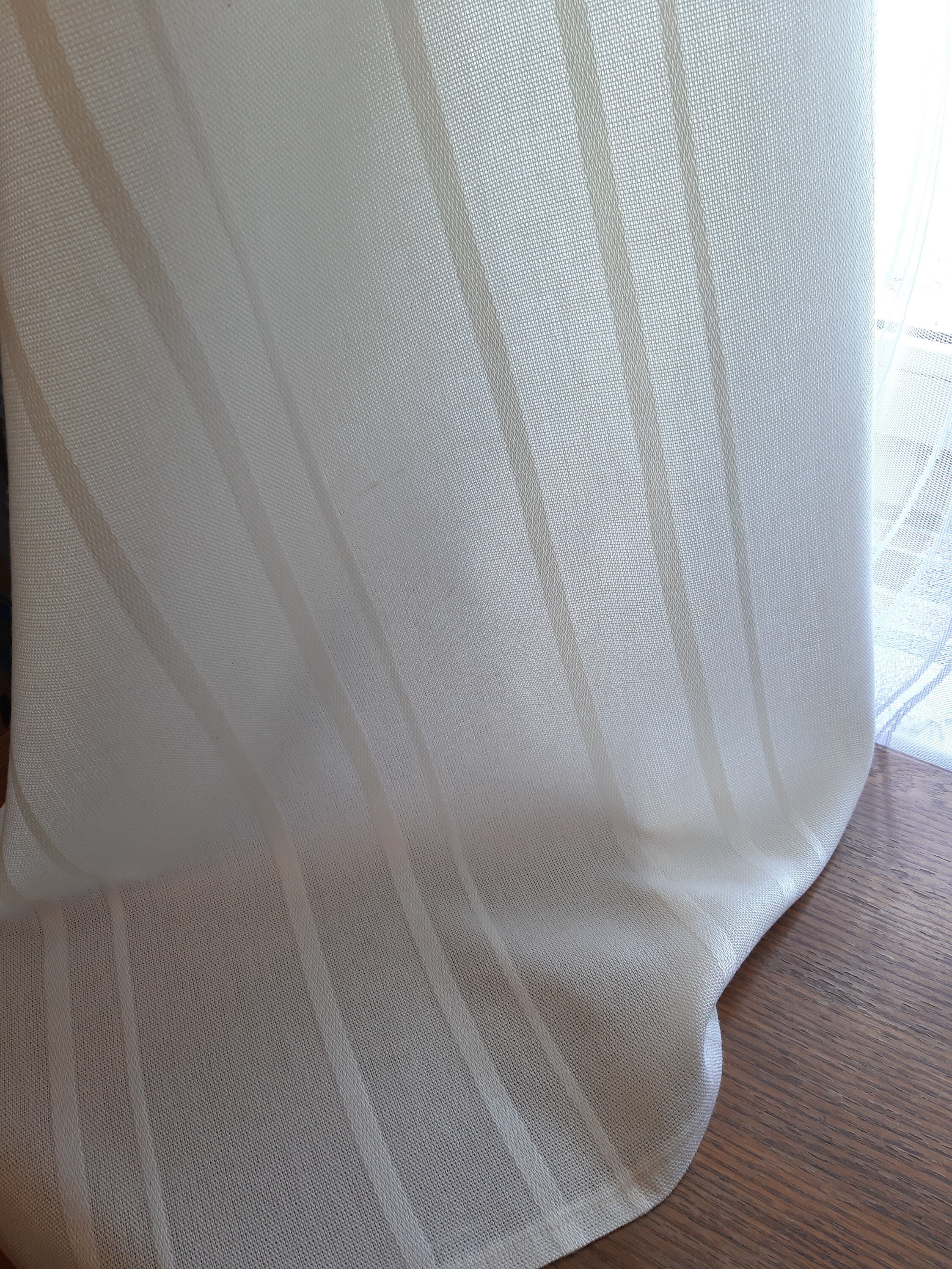 2 Pieces Cream Color Valance Curtains Vintage Kitchen Valance Room ...