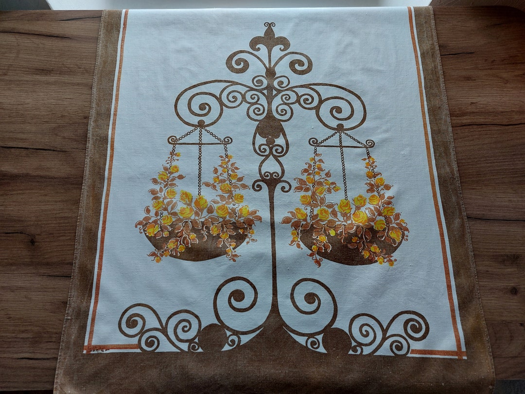 Vintage Swedish Designed by Buhler Tea Towel Handdukar , Scandinavian ...