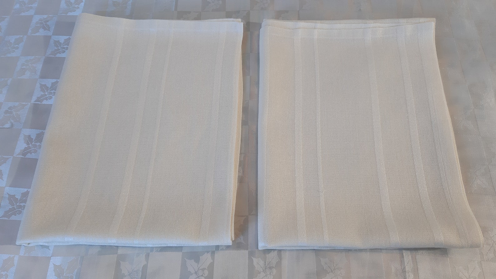 2 Pieces Cream Color Valance Curtains Vintage Kitchen Valance Room ...