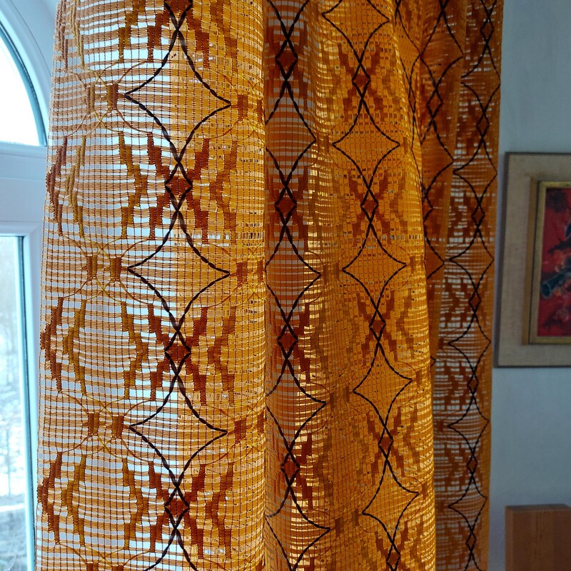 1970s Curtains - Etsy