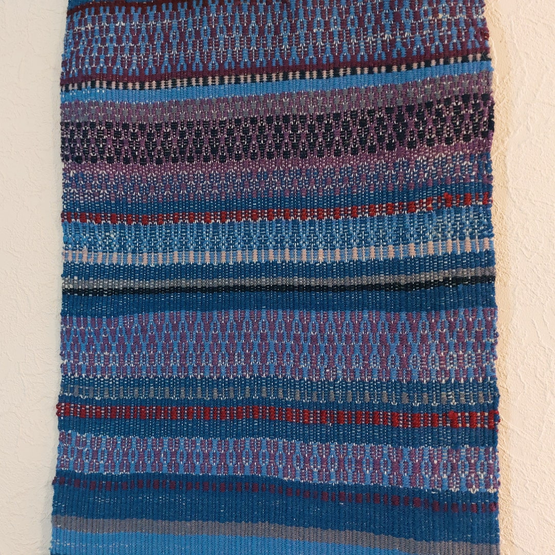 Vintage Handwoven Wool Wall Hanging, Wool Tapestry , Wool Wall Art ...
