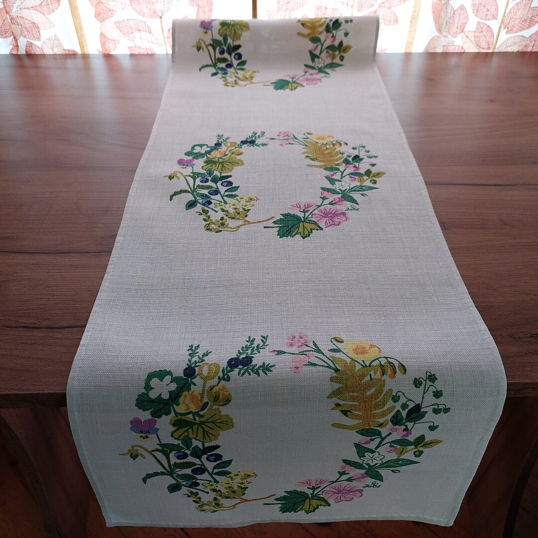 Gocken Jobs Runner, Design Vintage Table Topper, Short Table Runner ...